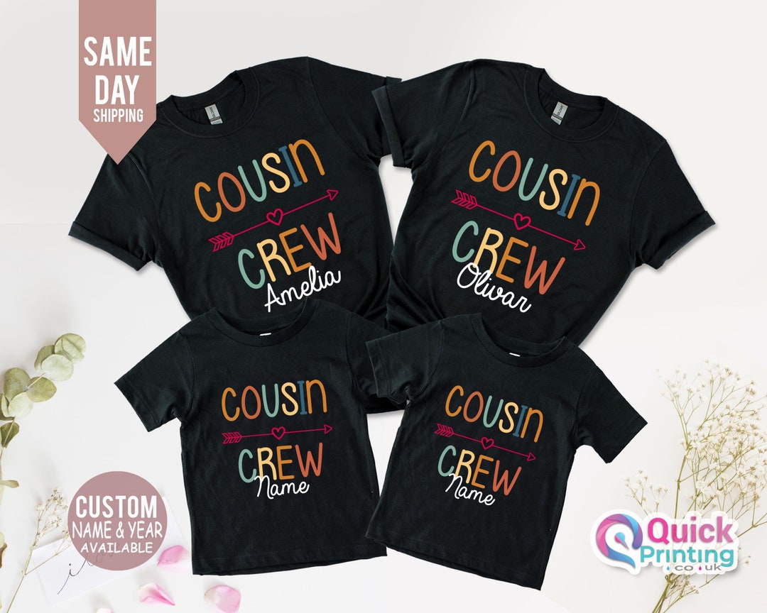 Cousin Crew Tshirt, Matching Sibling Outfits, Cousin Crew Toddler Shirt ...
