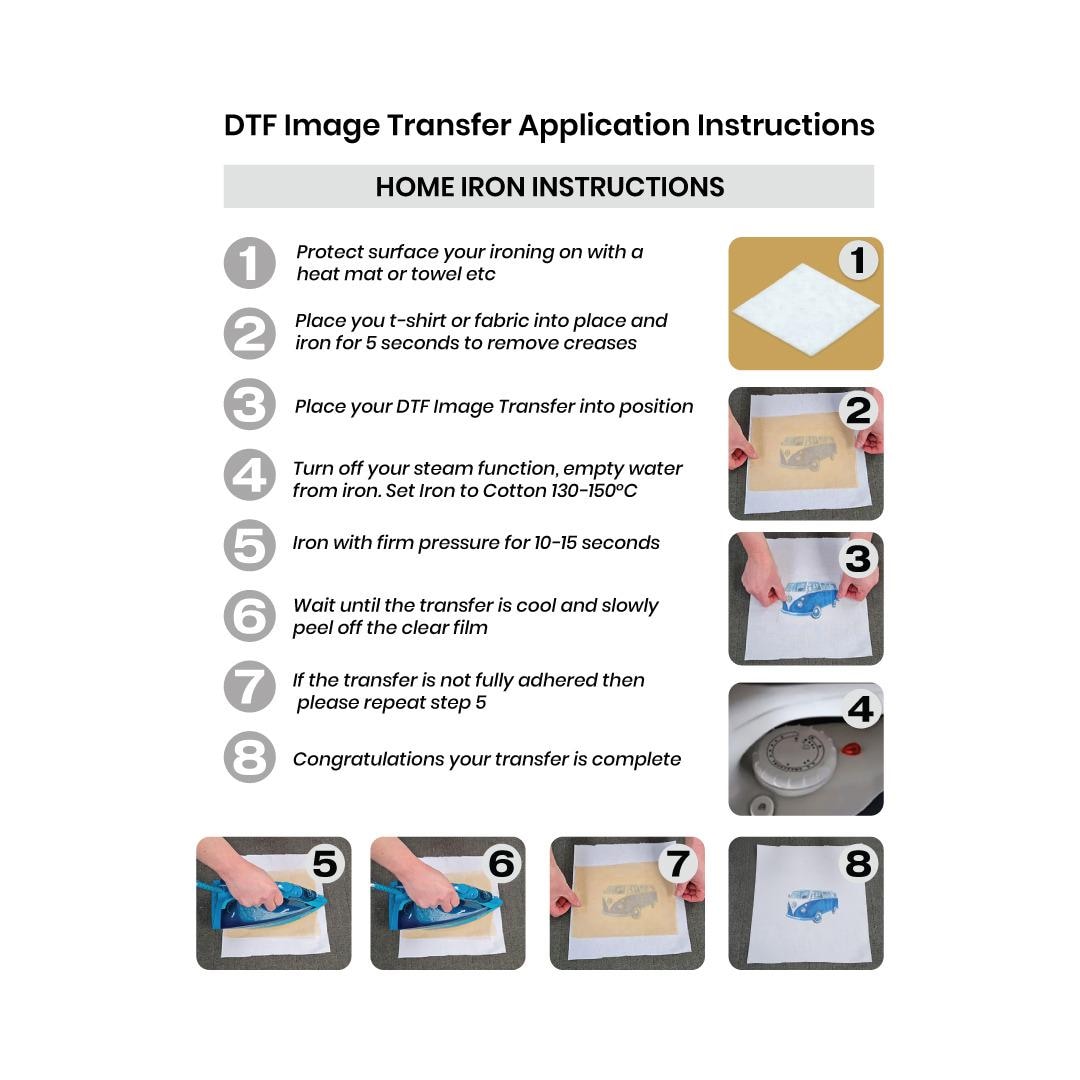 Custom DTF Iron on Transfer: Personalized Photo Design - Etsy