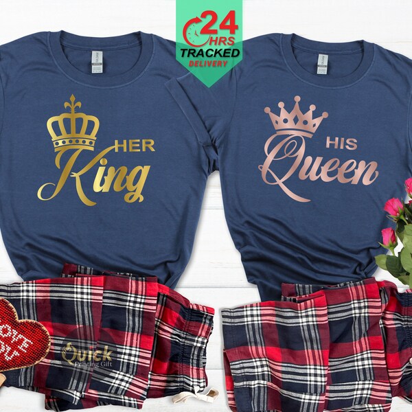 Matching His and Hers King and Queen Tartan Pajamas - Etsy