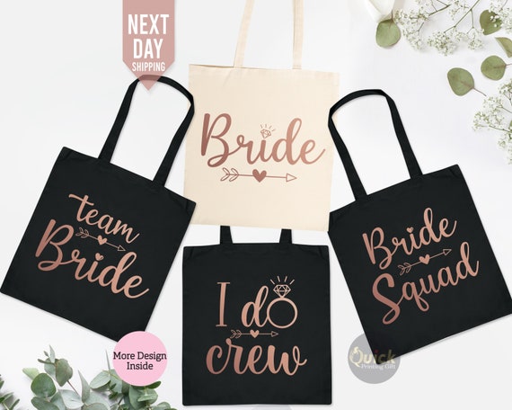 Personalised Wedding Tote Bag Hen Party Tote Bags Bridesmaid Etsy