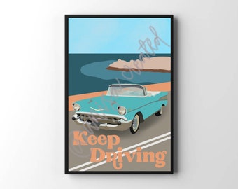 Keep Driving Harry Styles Art Print - Etsy