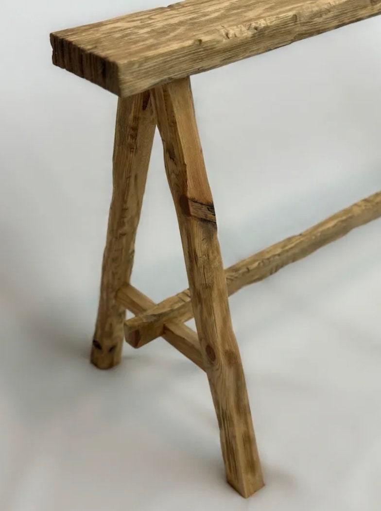 Essential Vintage Skinny Bench - Etsy