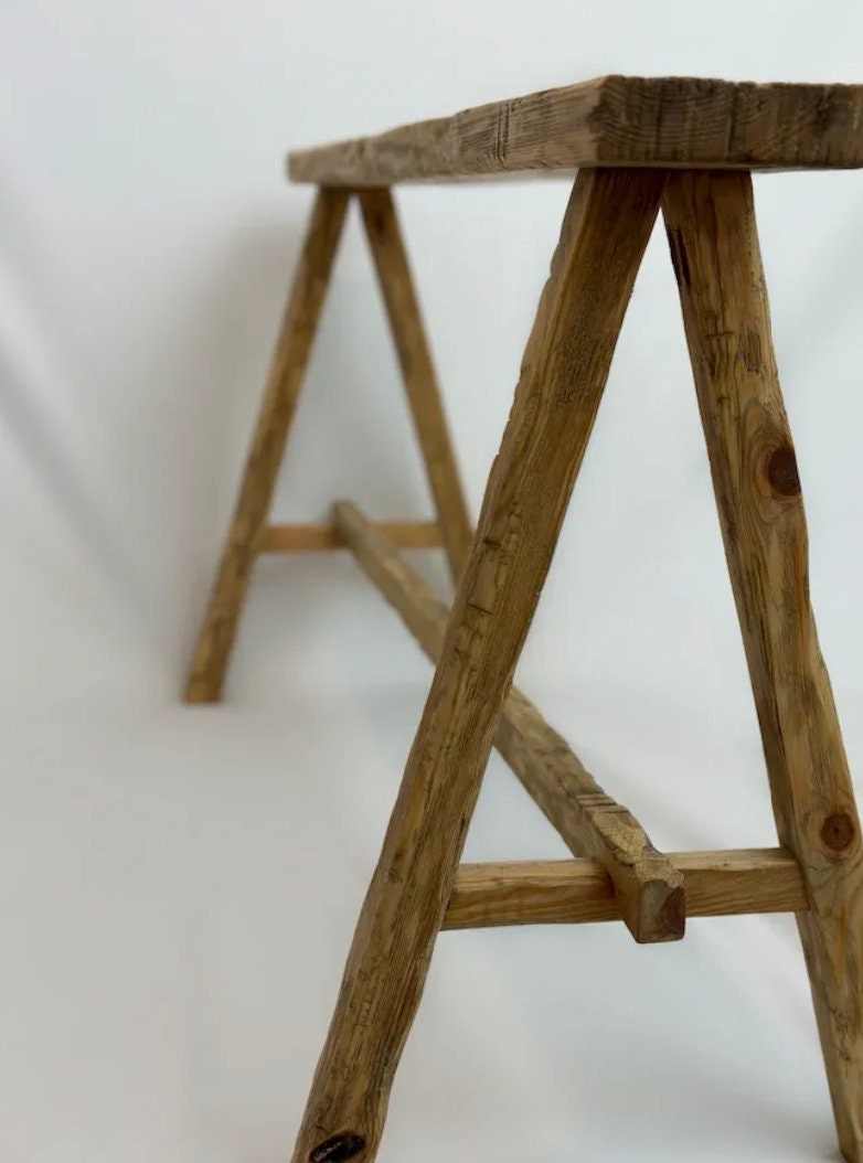 Essential Vintage Skinny Bench - Etsy