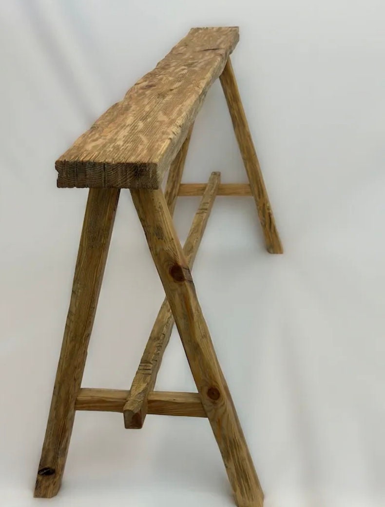 Essential Vintage Skinny Bench - Etsy