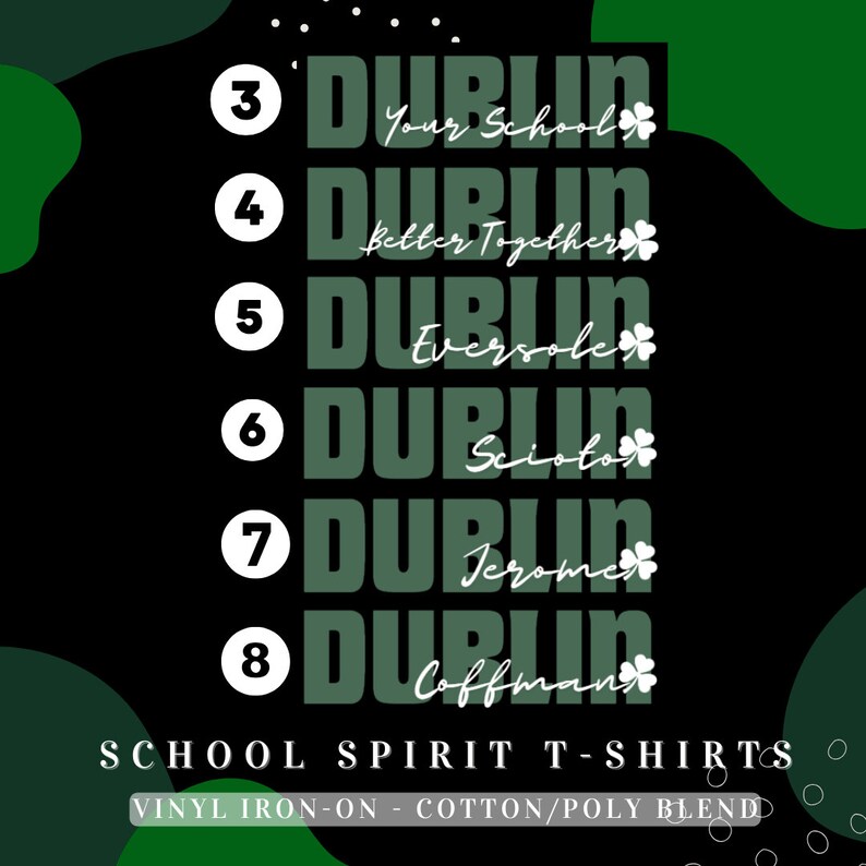 School Spirit - Vinyl Dark - Etsy