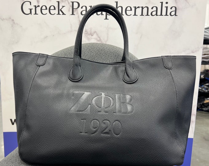 Zeta Black Tote - Etsy