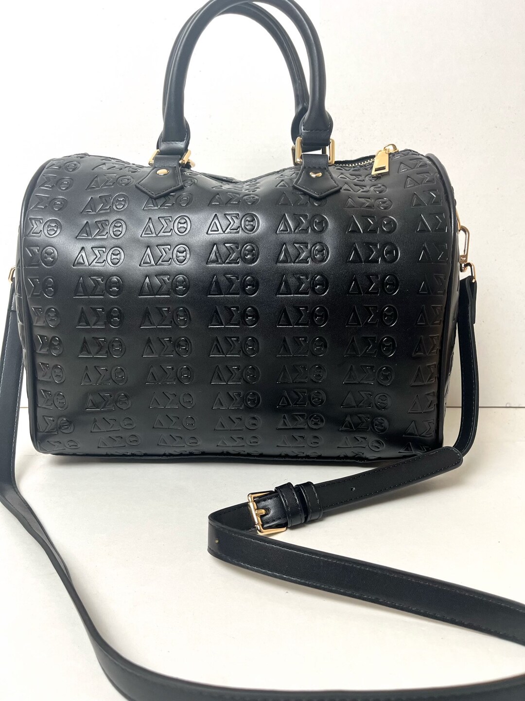 Delta Sigma Theta Embossed Speedy Bag: Elegant Handbag - Etsy