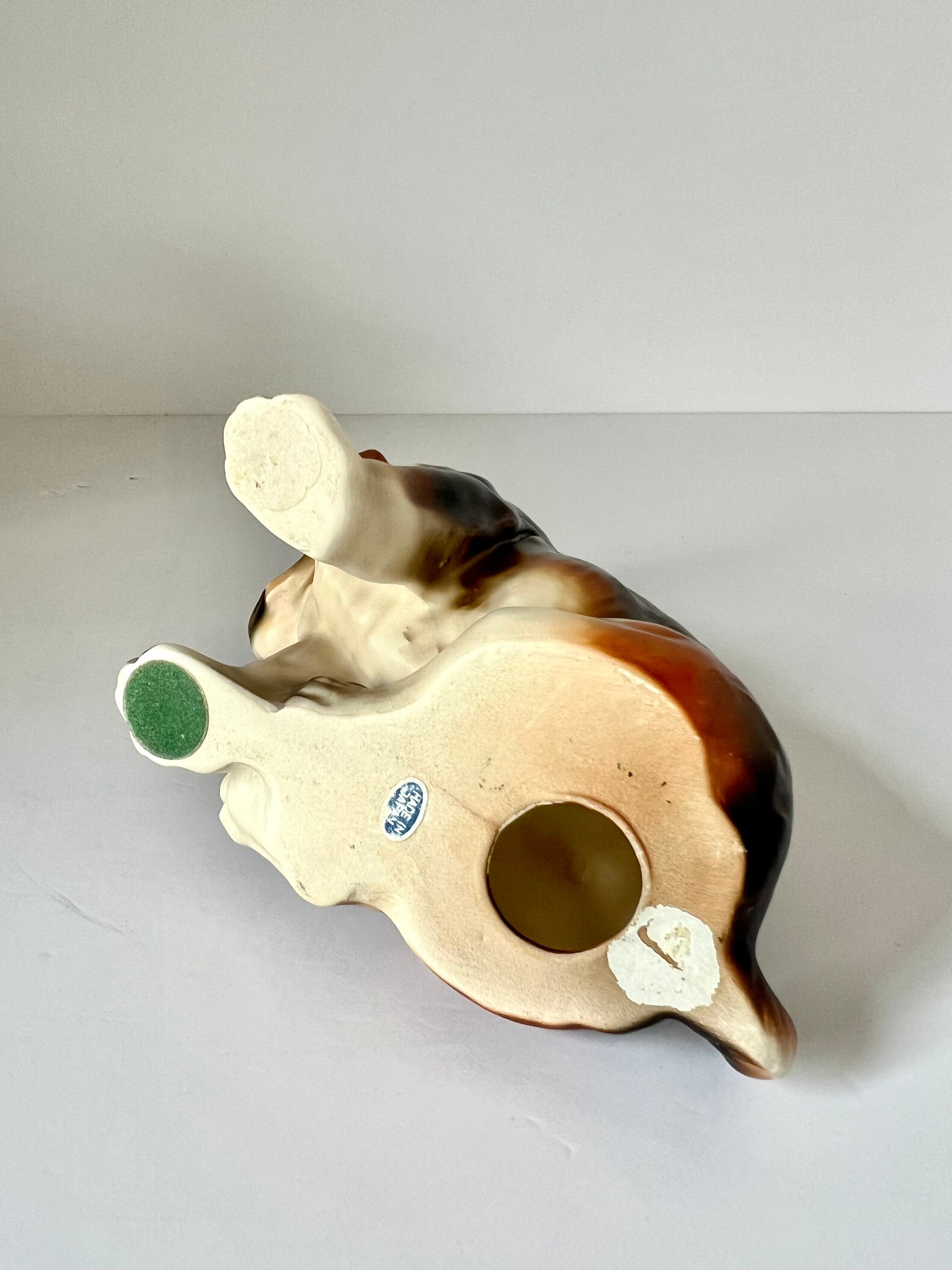 Vintagemcm Beagle Dog Figurine Made in Japan Porcelain Hand Painted ...