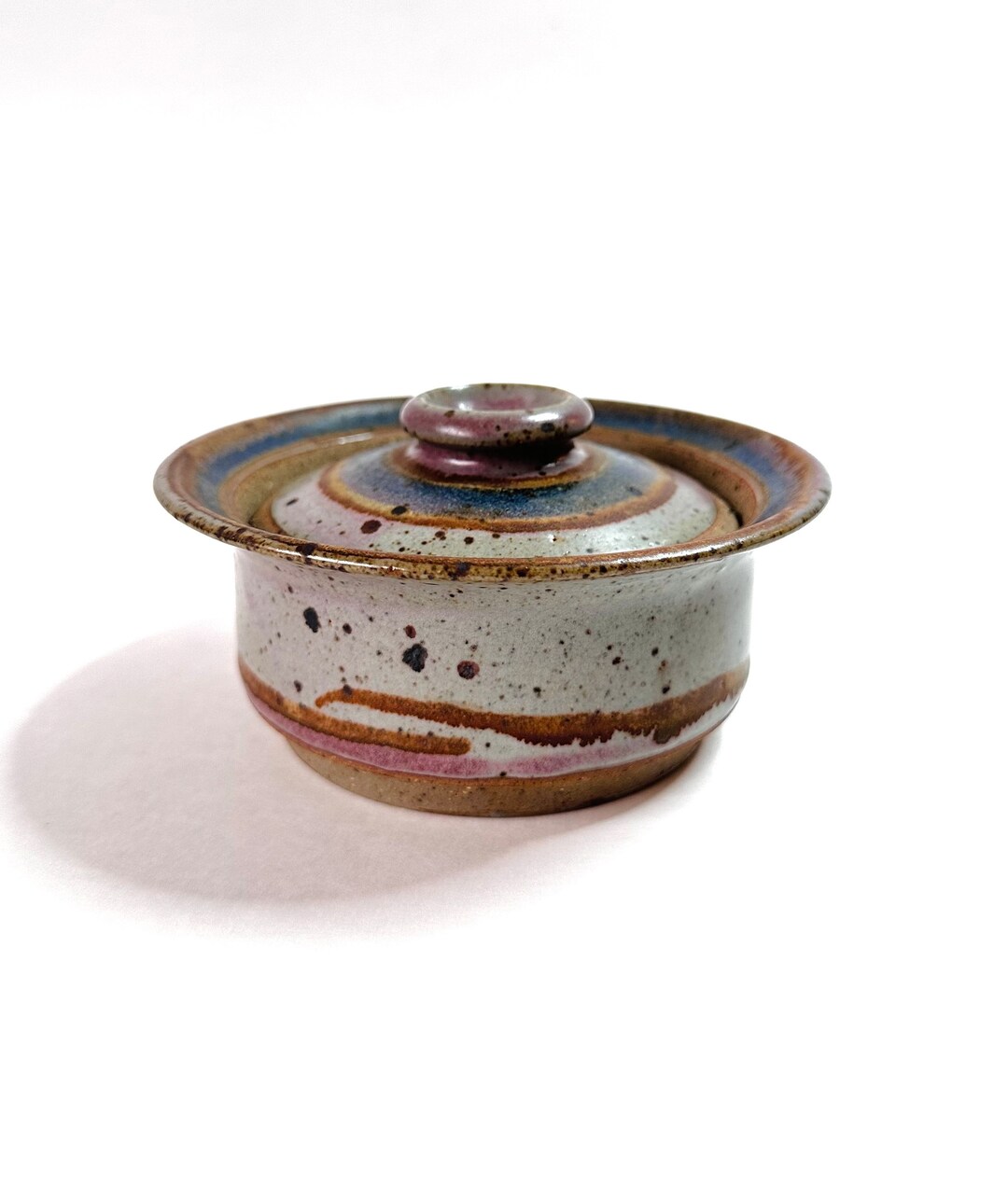 Vintage Studio Art Pottery Handmade Lidded Bowl Cooking - Etsy