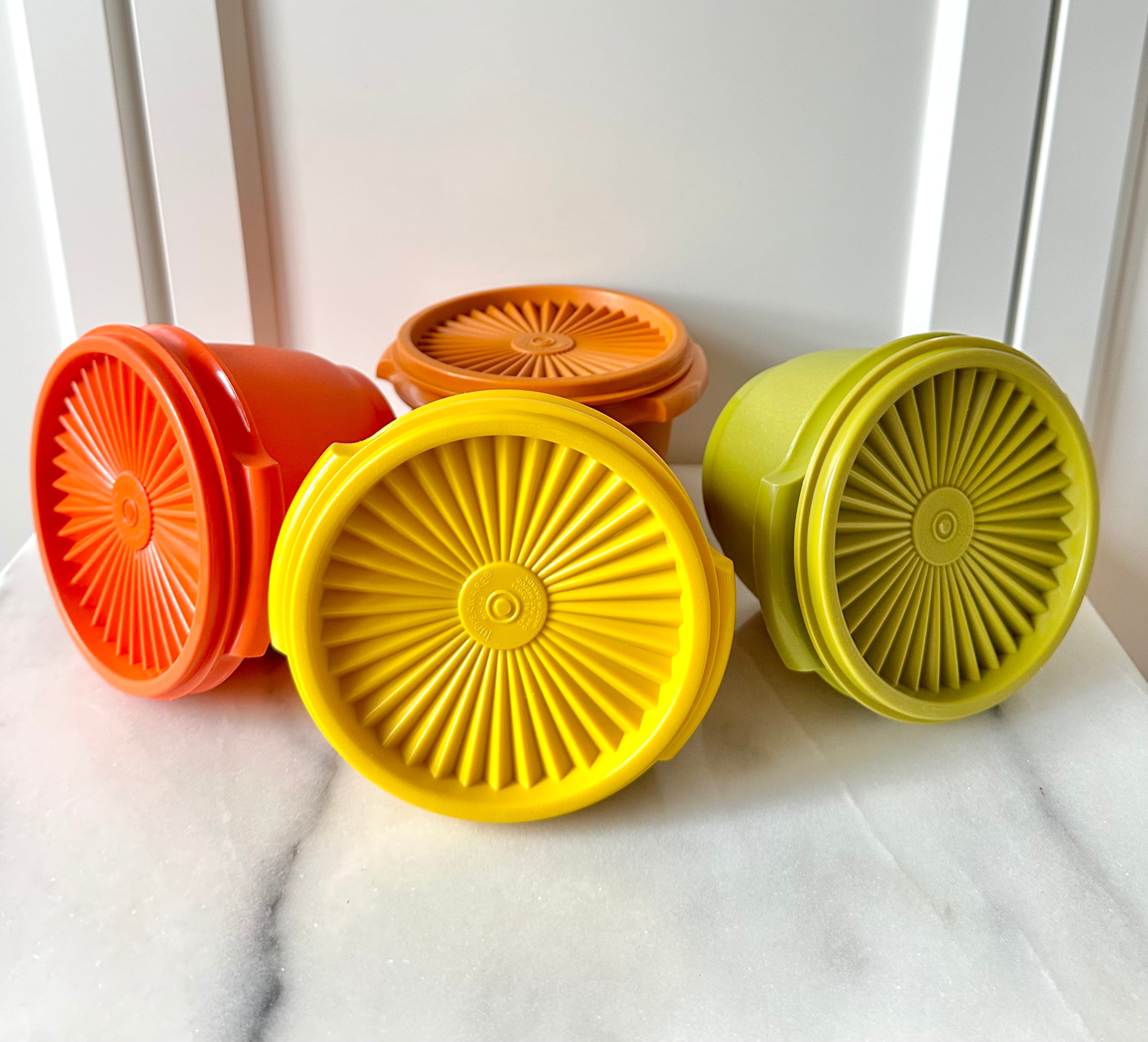 Vintage Tupperware Servalier Bowl With Seal Lid 886 Tupperware Canister ...