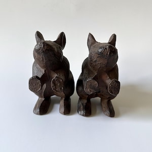 Vintage Heavy Cast Iron Mouse Sitting Upright With Paws Positioned to ...