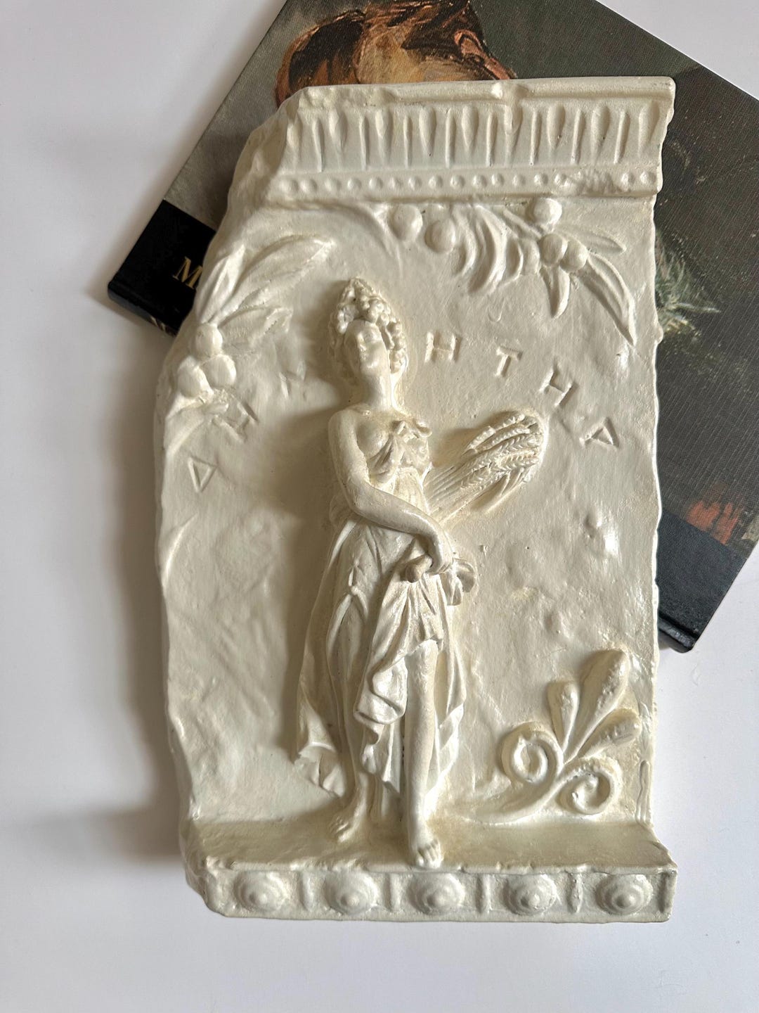 Vintage Greek Goddess Wall Plaque Greek Sculpture Retro Modern Art Made ...