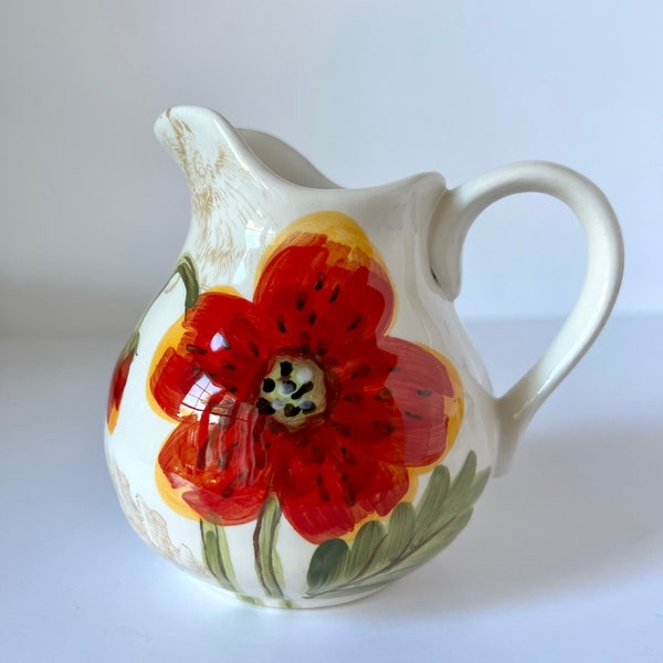 Hand Painted Pitcher - Etsy