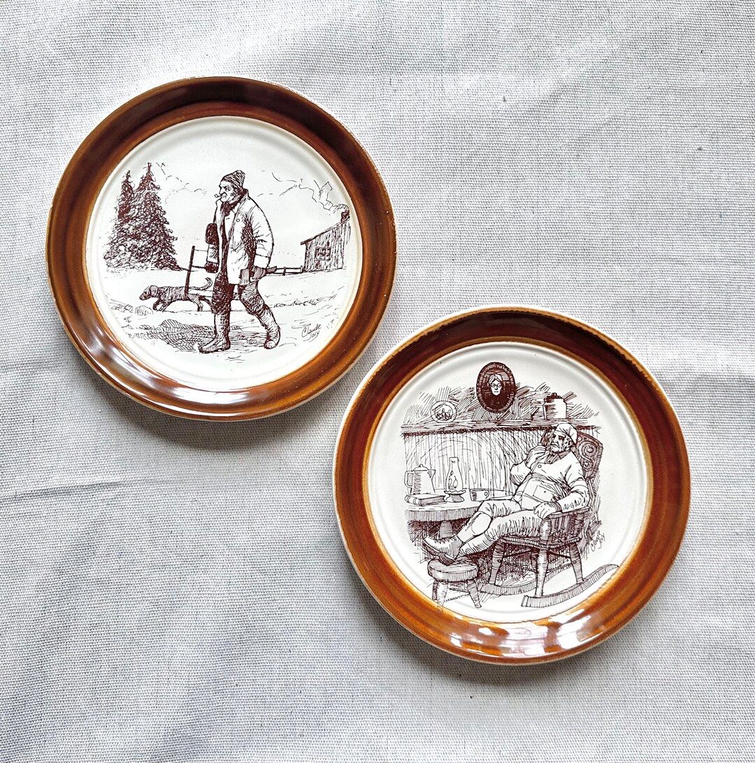 Vintage Decorative Plates | Made in Canada | Ceramic Art Wall Circa ...