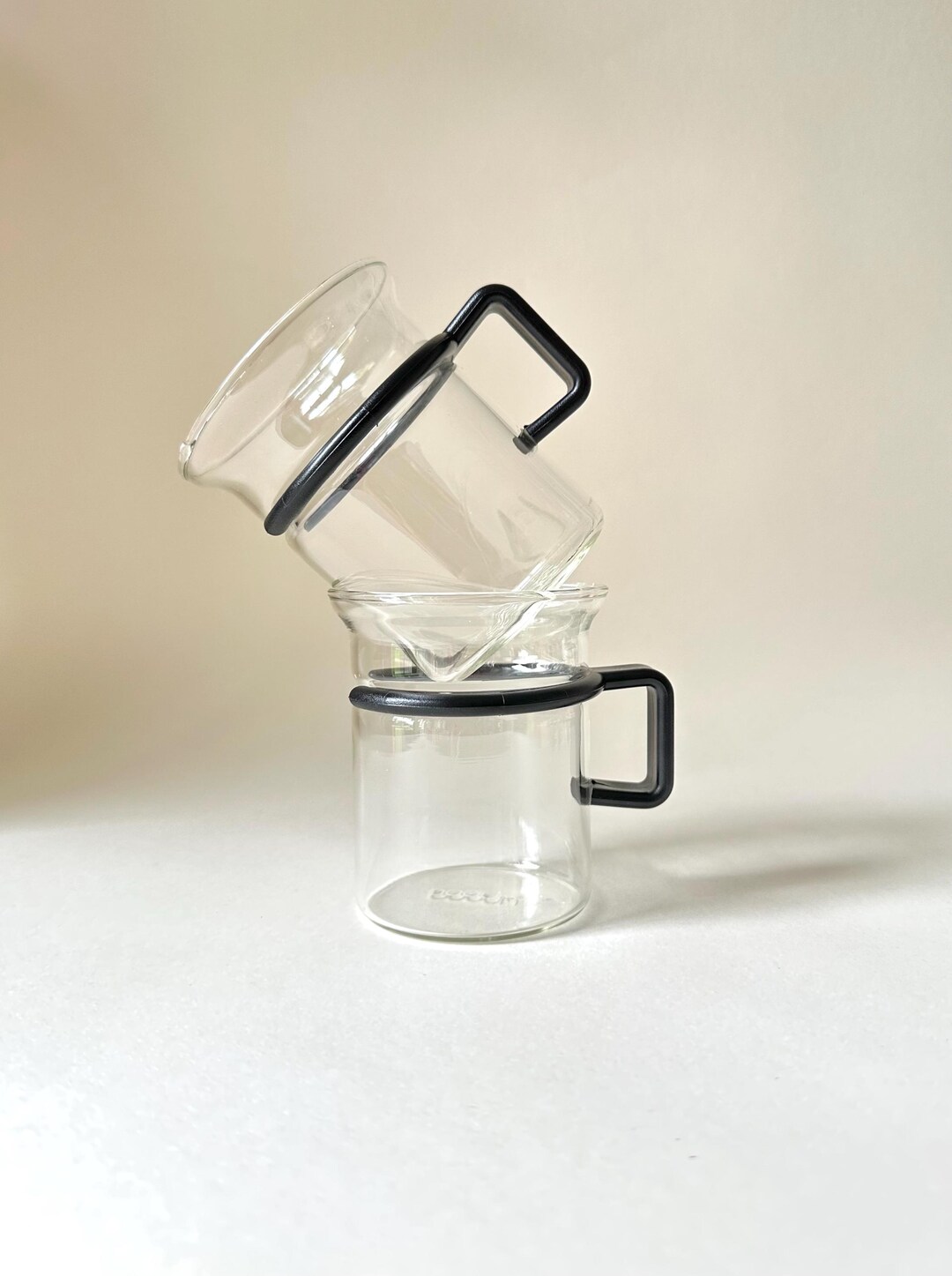 Vintage Space Age Black Bodum Carsten Jorgensen Star Trek Tea Glasses ...