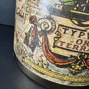 MCM World Map Ice Bucket | Made in Japan | Vintage Barware - Etsy