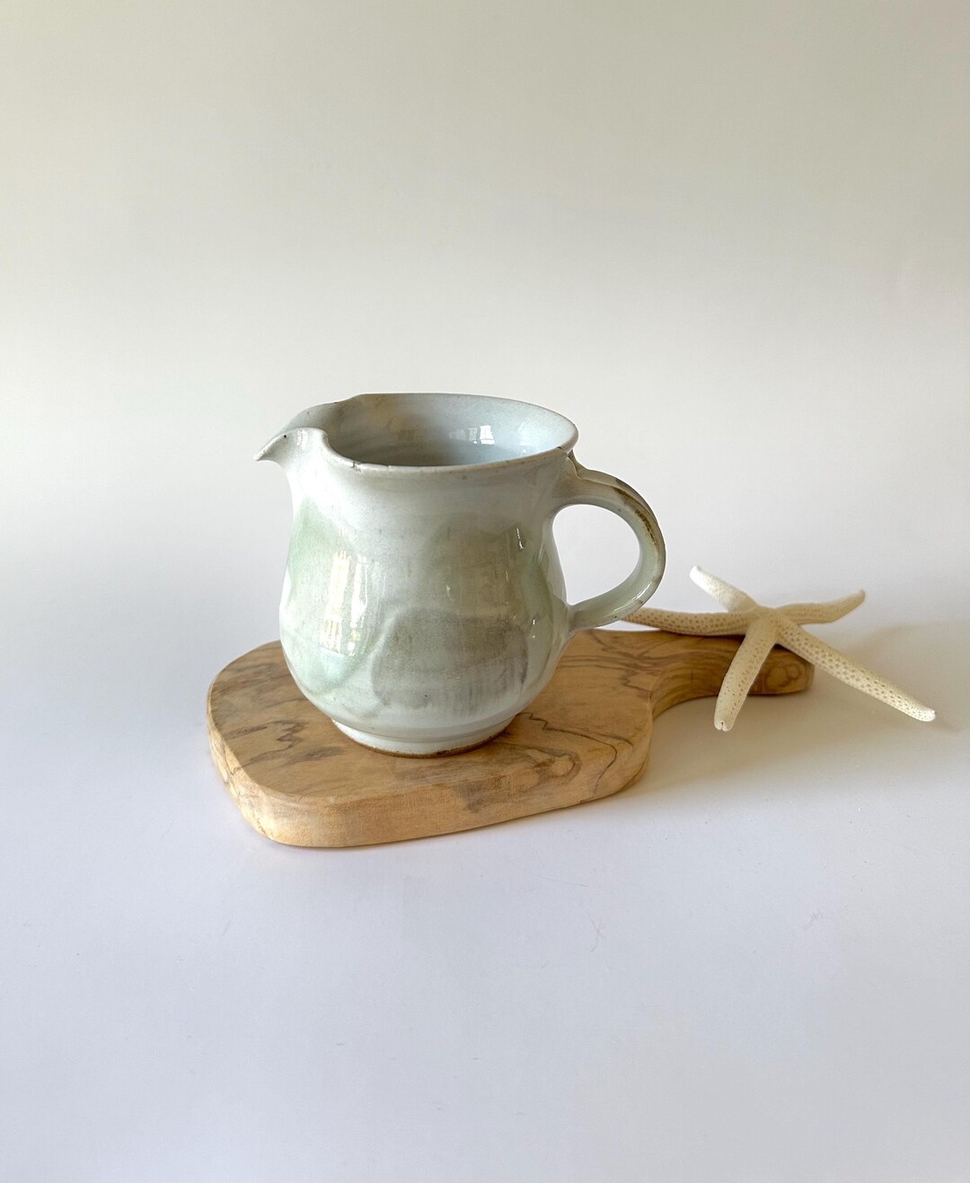 Vintage Small Ceramic Pitcher | Boho Chic Home Decor - Etsy