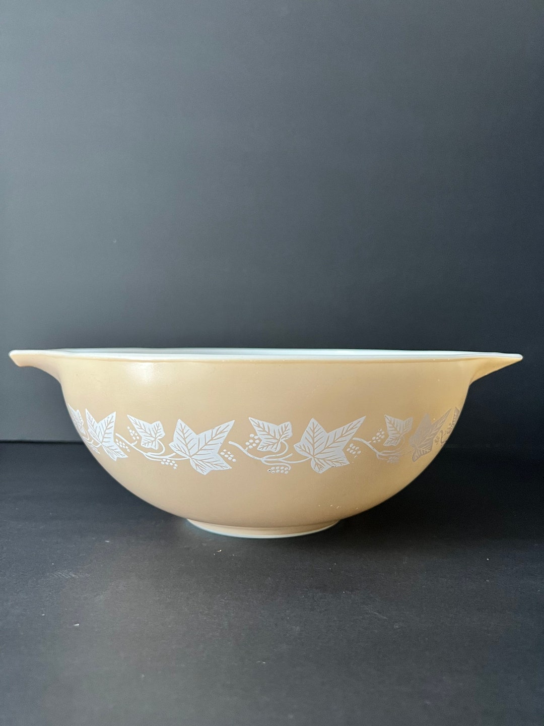 Vintage Sandalwood Pyrex Cinderella Bowl #444 | Pyrex Mixing Bowl ...