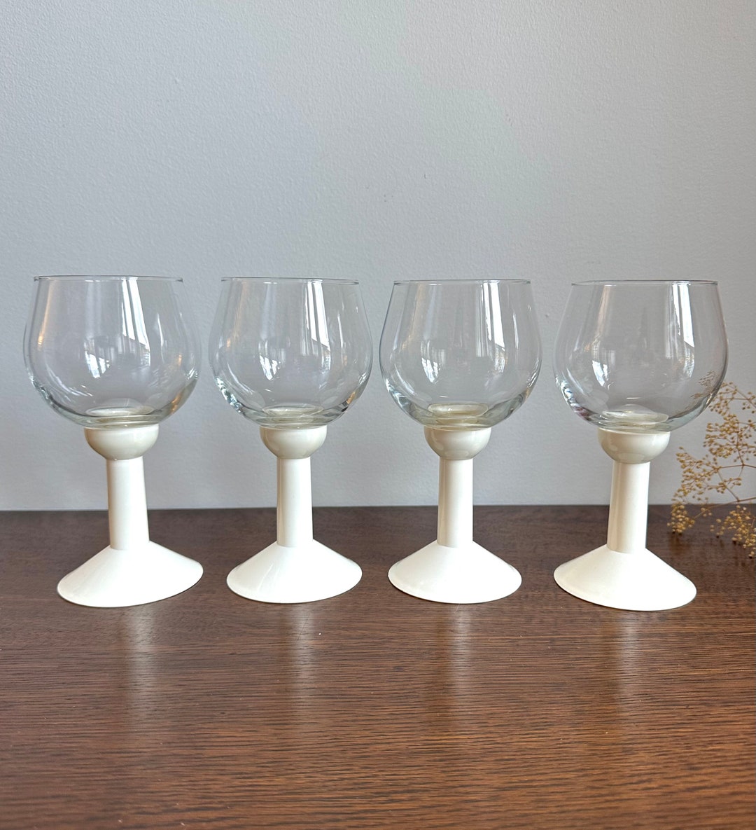 Mid Century Modern Bodum Oktett Wine Glasses | Vintage Glassware With ...