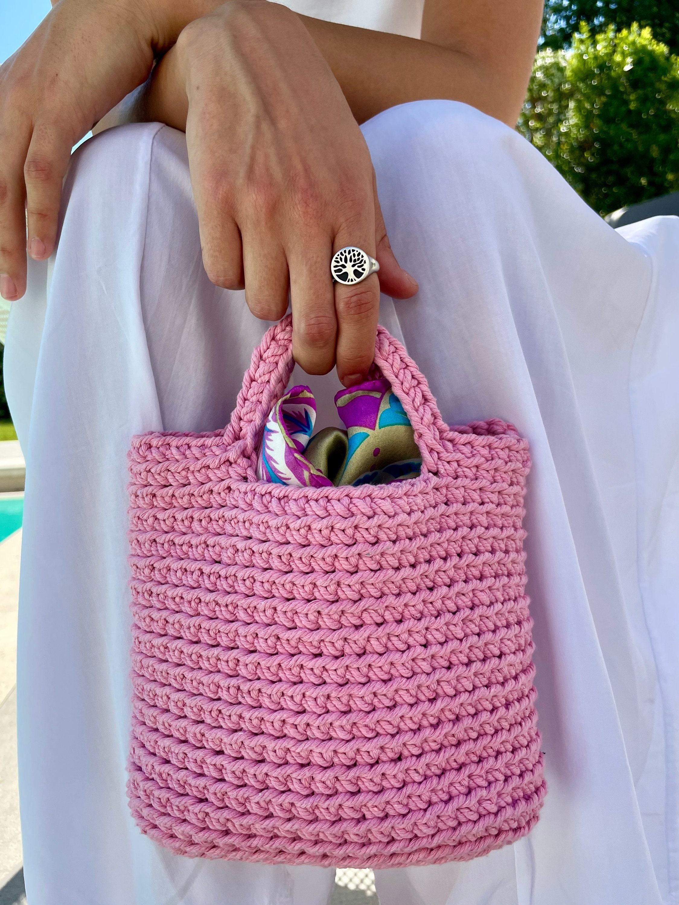 Handmade Macramè Crochet Bag - Etsy