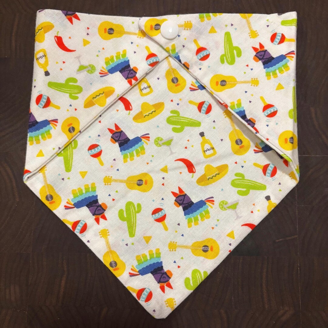 Lets Fiesta Snap on Dog Bandana - Etsy