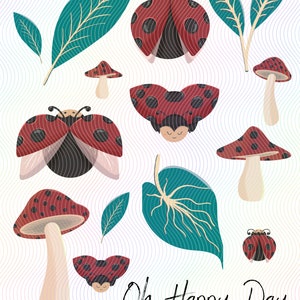 Lady Bug Journaling Printable - Digital File - Etsy