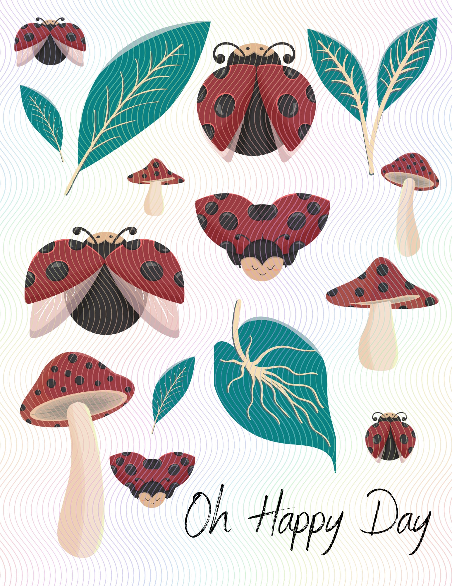 Lady Bug Journaling Printable Digital File - Etsy