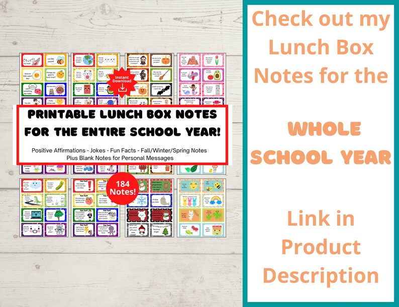 Spring and Easter Lunchbox Notes and Lunch Box Jokes for Kids ...