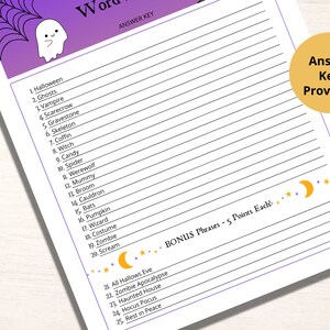 Halloween Word Scramble | Halloween Party Game | Halloween Printable ...