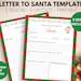 Letter to Santa Printable Wish List for Kids | Santa Letter Template - Etsy