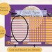 Halloween Reward Chart Editable Chore Chart for Kids - Etsy