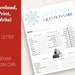 Secret Snowflake Questionnaire Printable | Secret Santa Christmas Gift ...