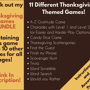 Thanksgiving Candy Dice Game for Kids, Teens, and Adults | Thanksgiving ...