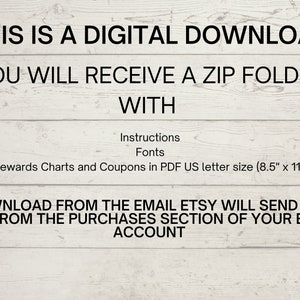 Reward Chart With Under the Sea Theme | Editable Chore Chart for Kids ...