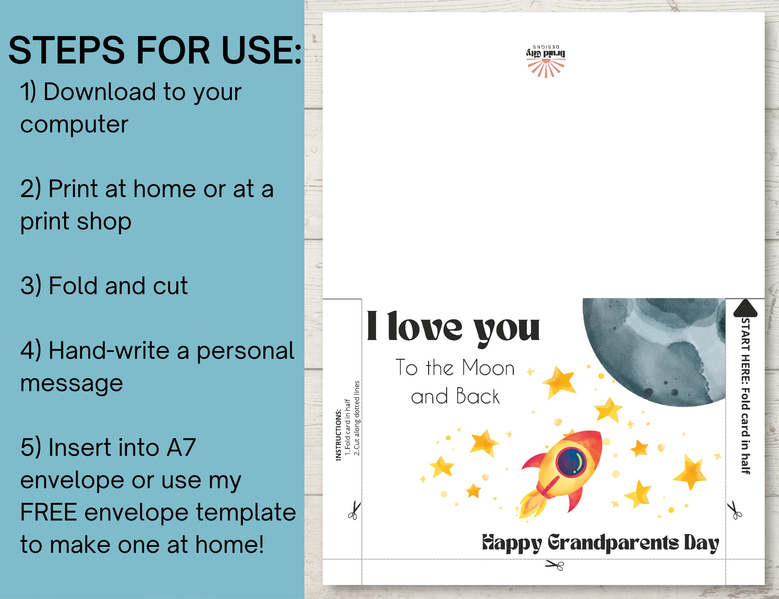 Printable Grandparents Day Card | Happy Grandparents Day | I Love You ...