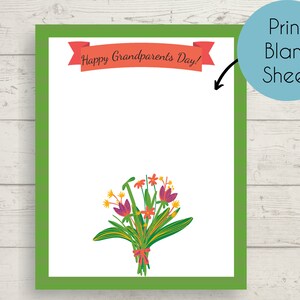 Printable Handprint Art | Happy Grandparents Day| Grandparents Day ...
