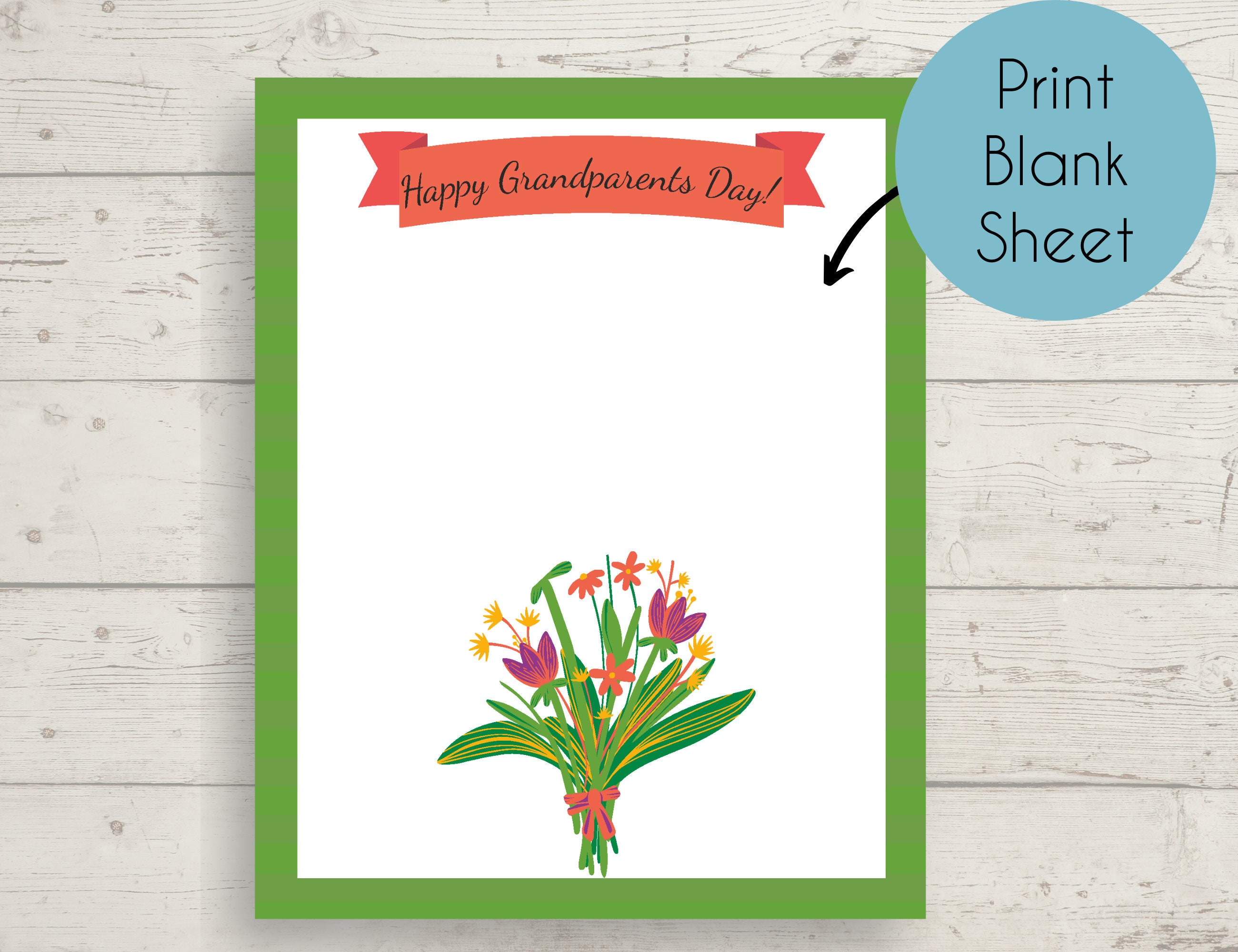 Printable Handprint Art | Happy Grandparents Day| Grandparents Day ...