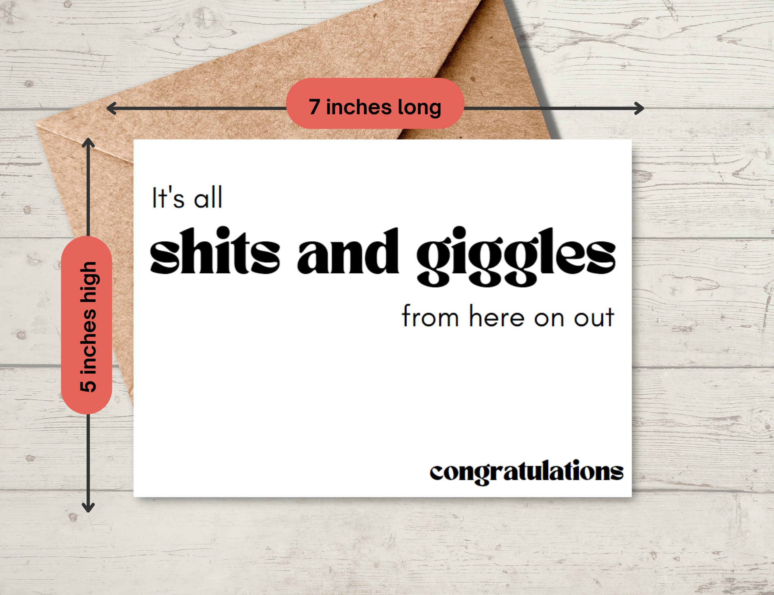 Funny Baby Card | Digital Download Card | Congratulations Baby Card ...