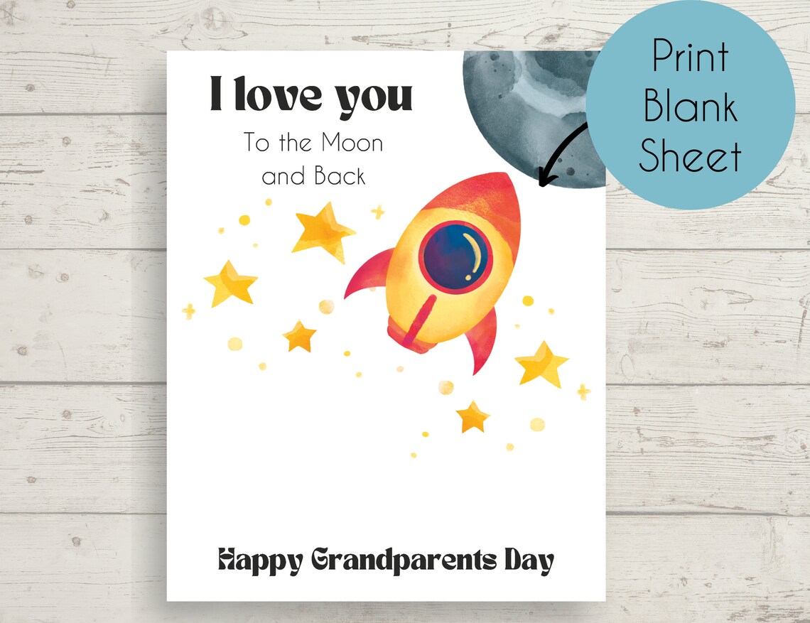 Printable Handprint Art | Happy Grandparents Day |printable Grandparent ...