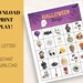Halloween Bingo Cards With Chips Halloween Bingo Printable Bingo for ...