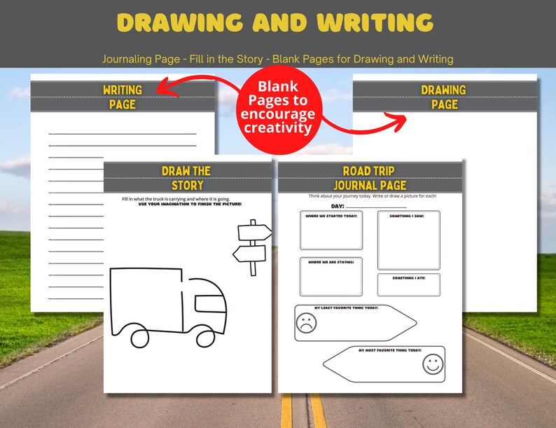 Printable Road Trip Games Bundle | Travel Activity Printables for Kids ...