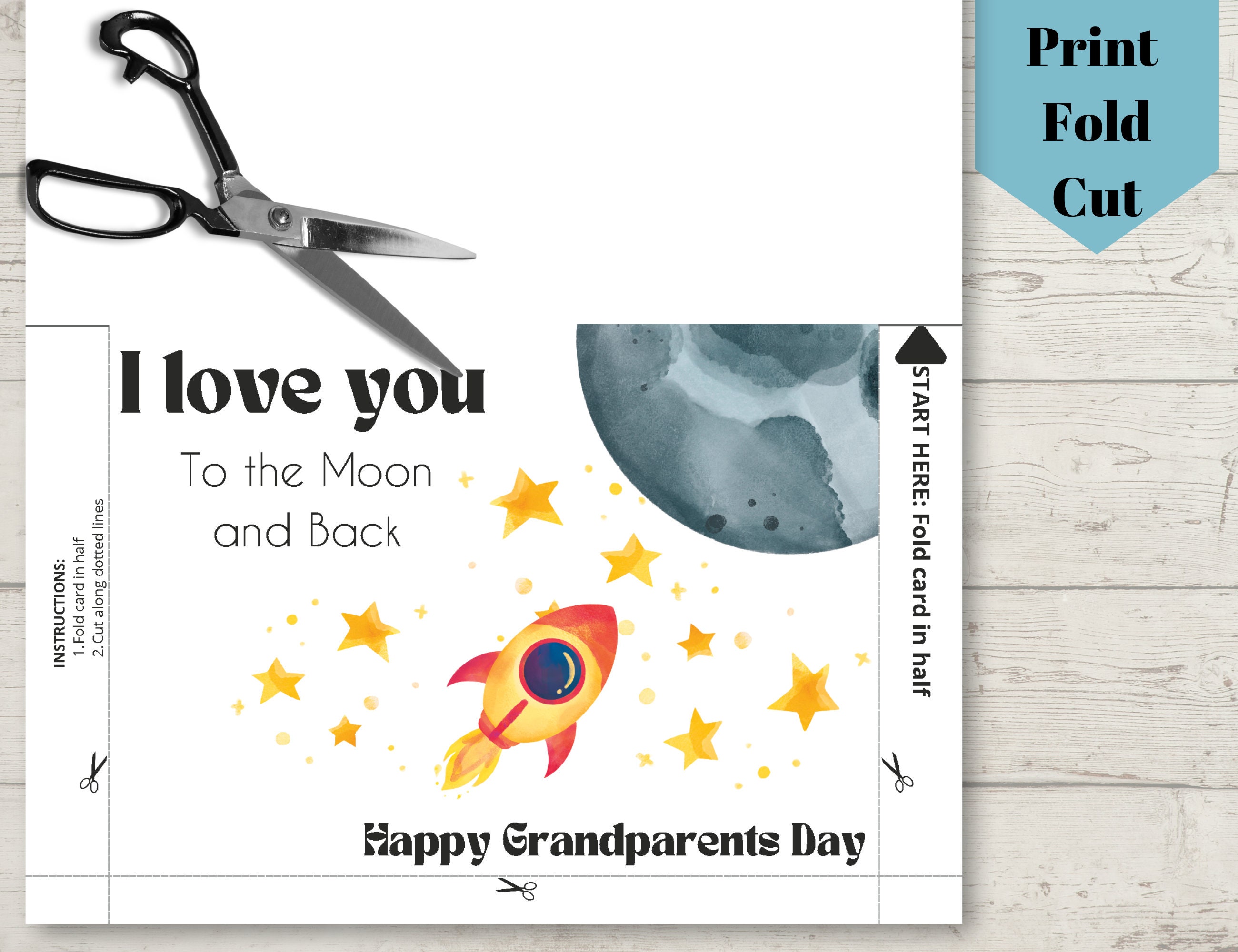 Printable Grandparents Day Card | Happy Grandparents Day | I Love You ...