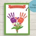 Printable Handprint Art | Happy Grandparents Day| Grandparents Day ...
