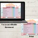 Reward Chart With Under the Sea Theme Editable Chore Chart for Kids ...