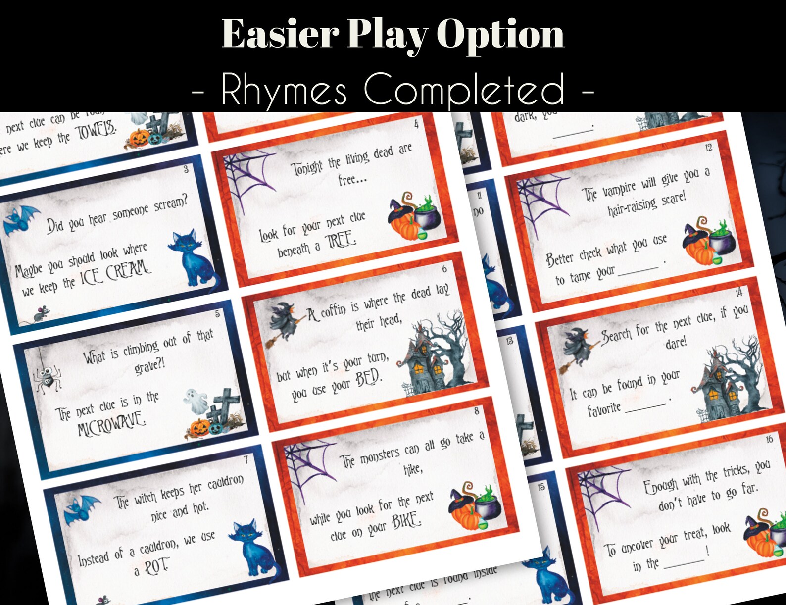 Halloween Scavenger Hunt for Kids | Halloween Treasure Hunt | Halloween ...