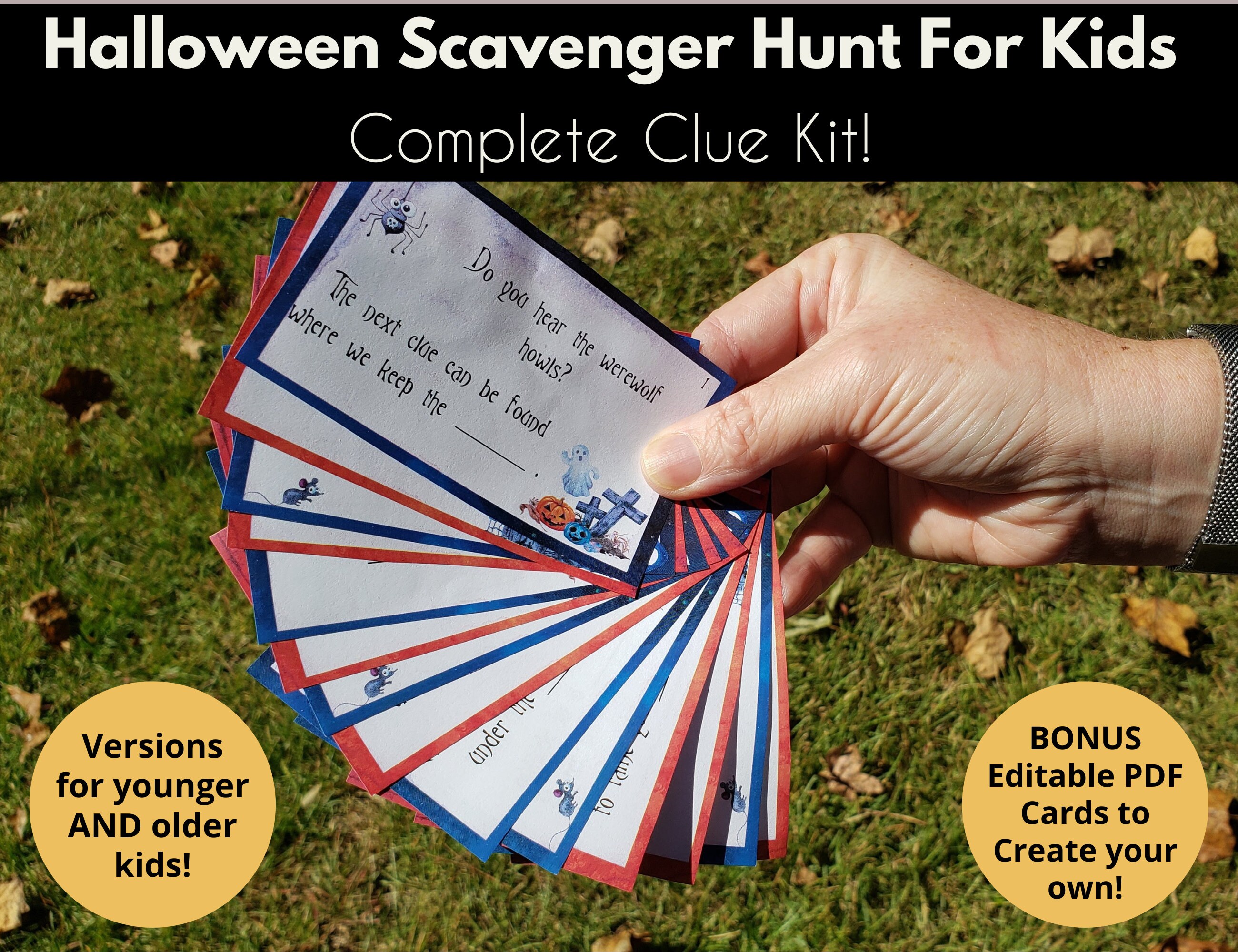 Halloween Scavenger Hunt for Kids | Halloween Treasure Hunt | Halloween ...
