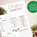 Adult Christmas Wish List Printable Questionnaire | Christmas Gift ...