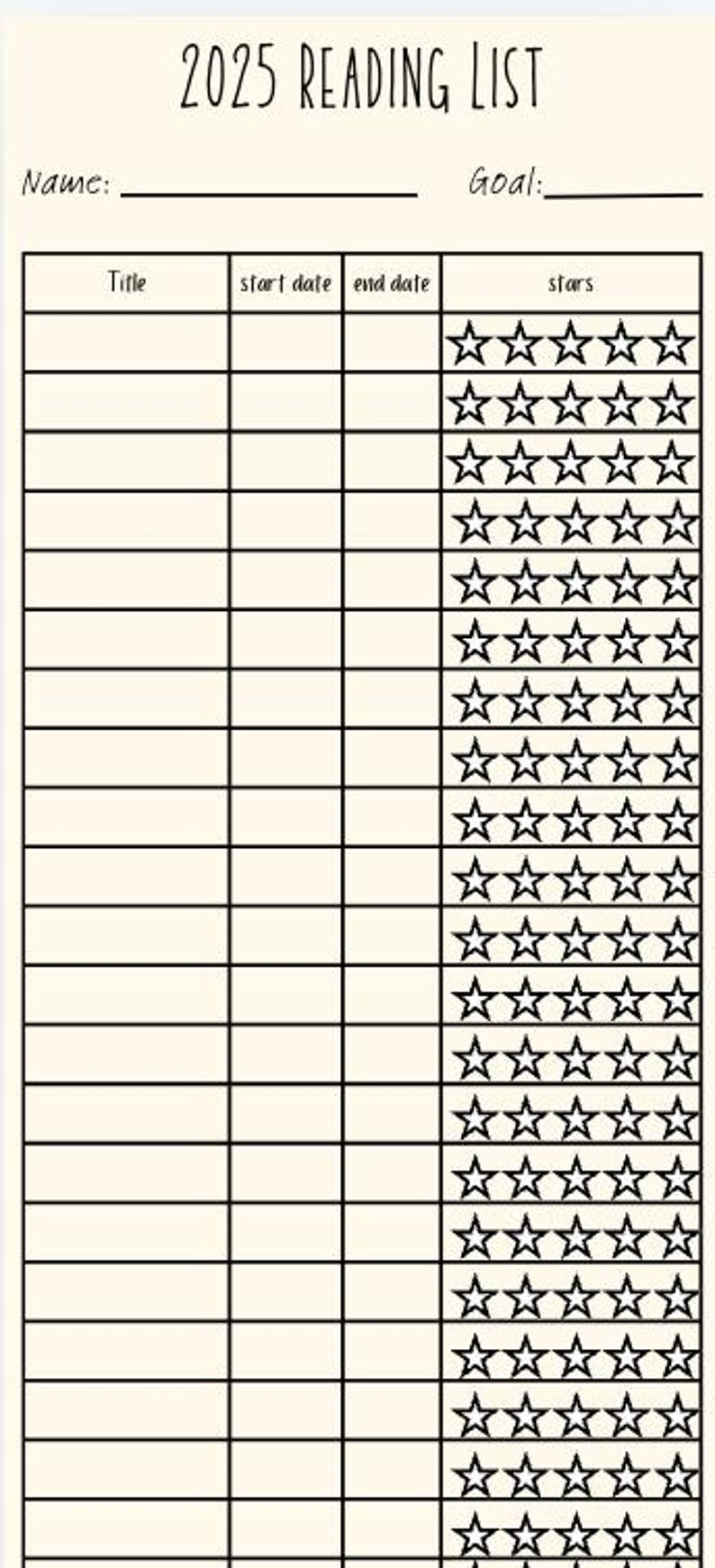 Digital Reading, Book Tracker, 2025 Book Tracker, 2024 Book Tracker ...