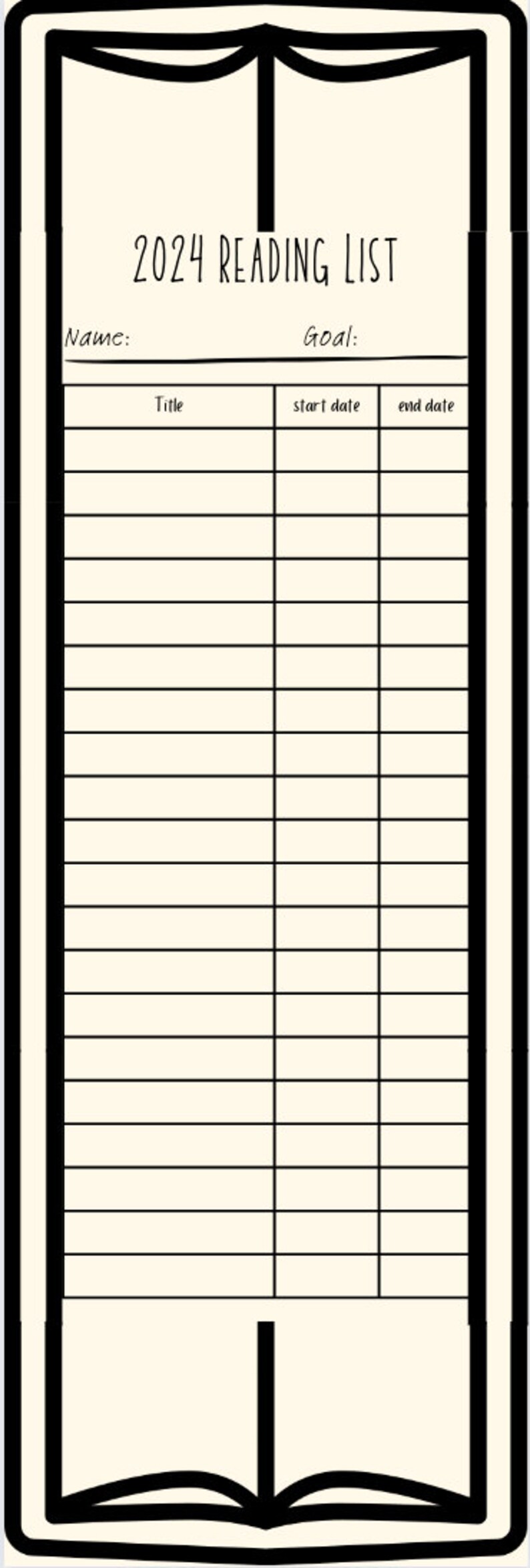 Digital Reading, Book Tracker, 2025 Book Tracker, 2024 Book Tracker ...