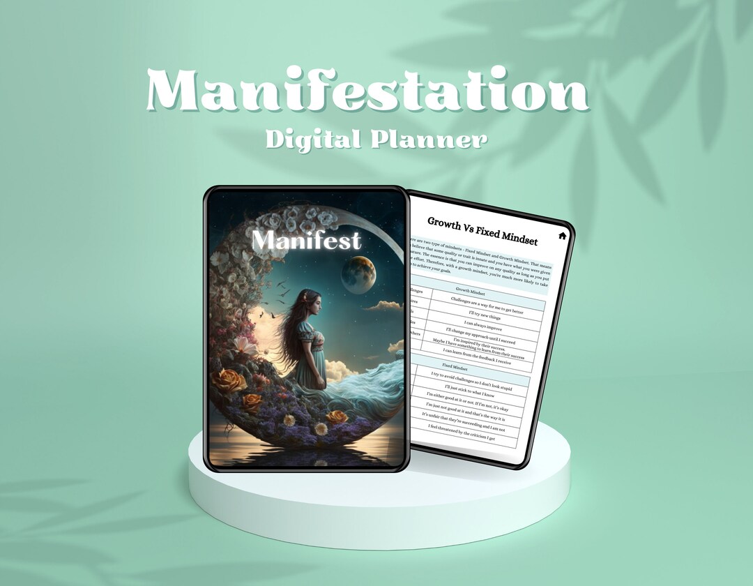 Manifest Digital Journal | Digital Manifestation Planner | Digital ...